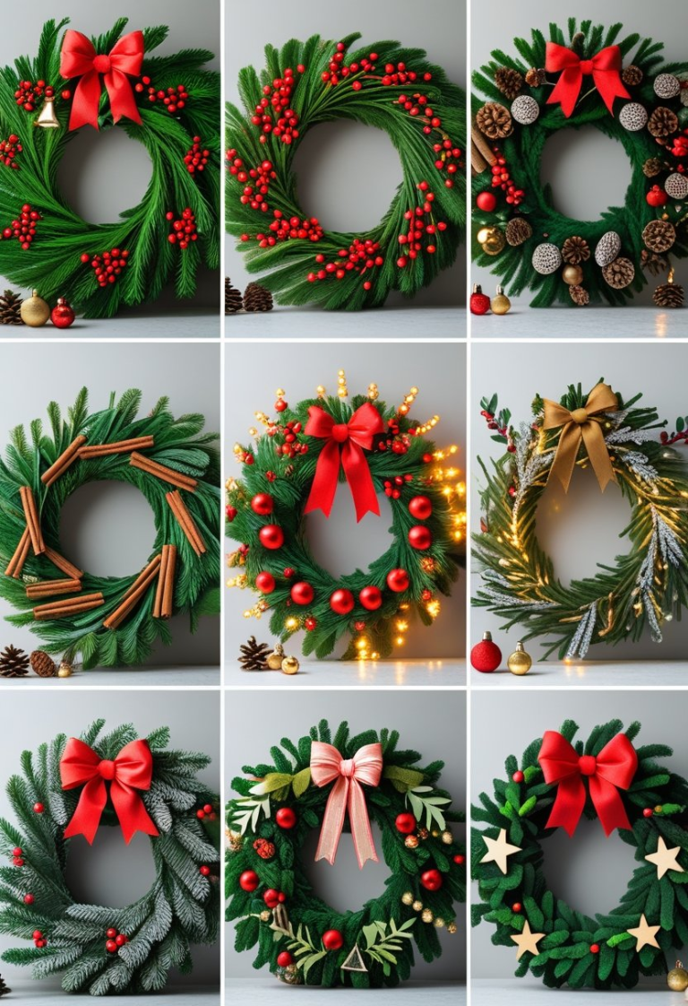 Festive Christmas Wreath Designs for Holiday Décor - Idea Dash