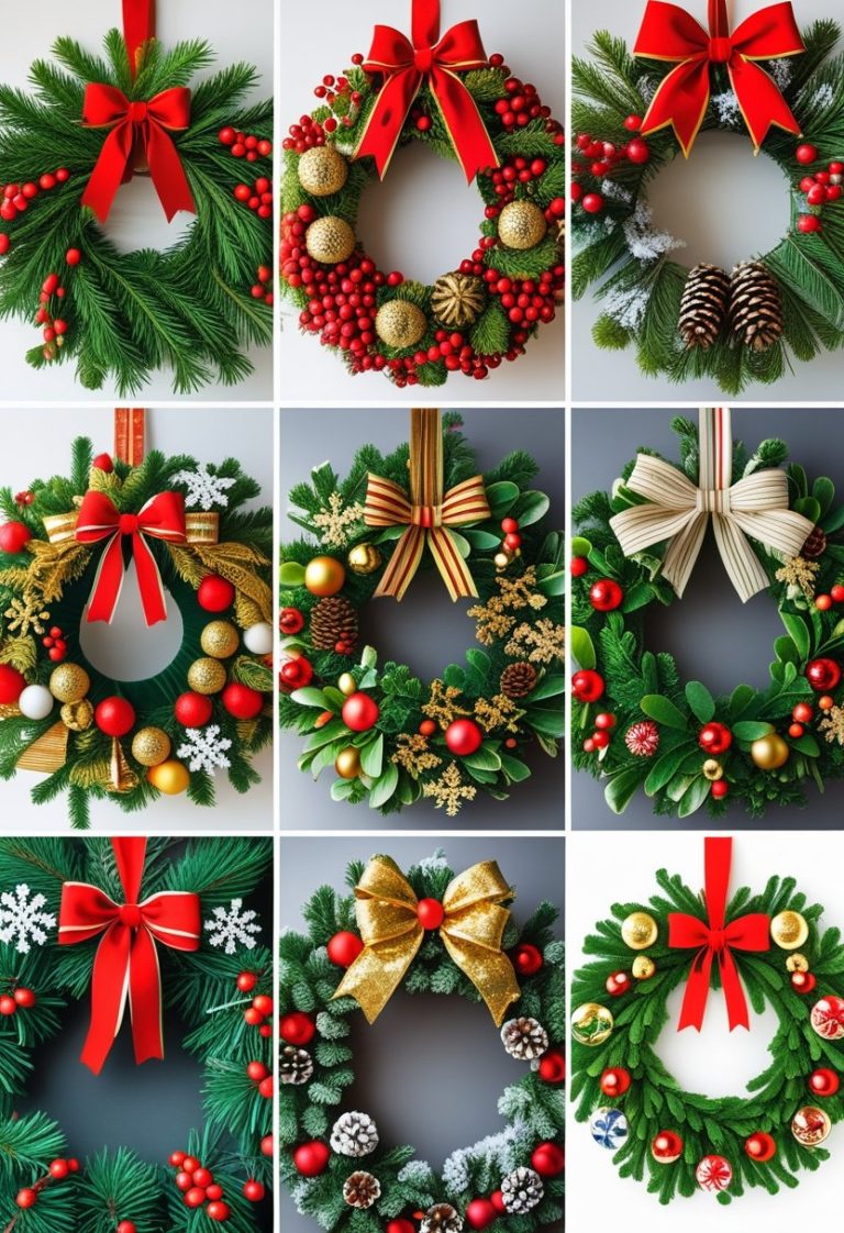 Festive Christmas Wreath Designs for Holiday Décor - Idea Dash