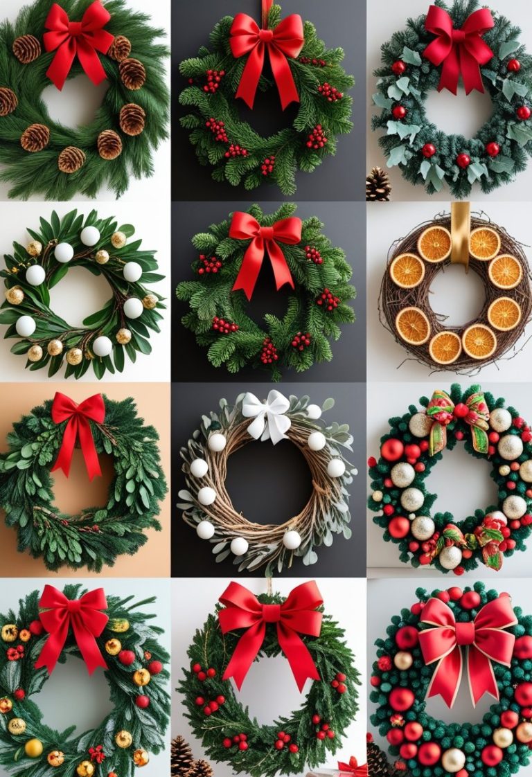 Festive Christmas Wreath Designs for Holiday Décor - Idea Dash
