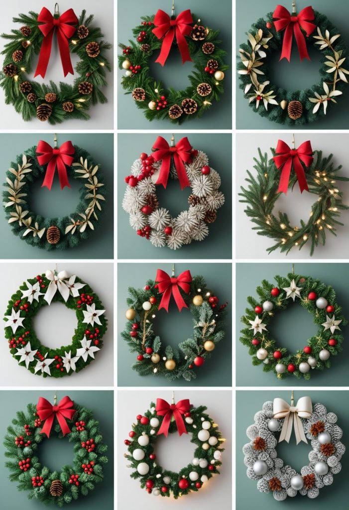 Festive Christmas Wreath Designs for Holiday Décor - Idea Dash